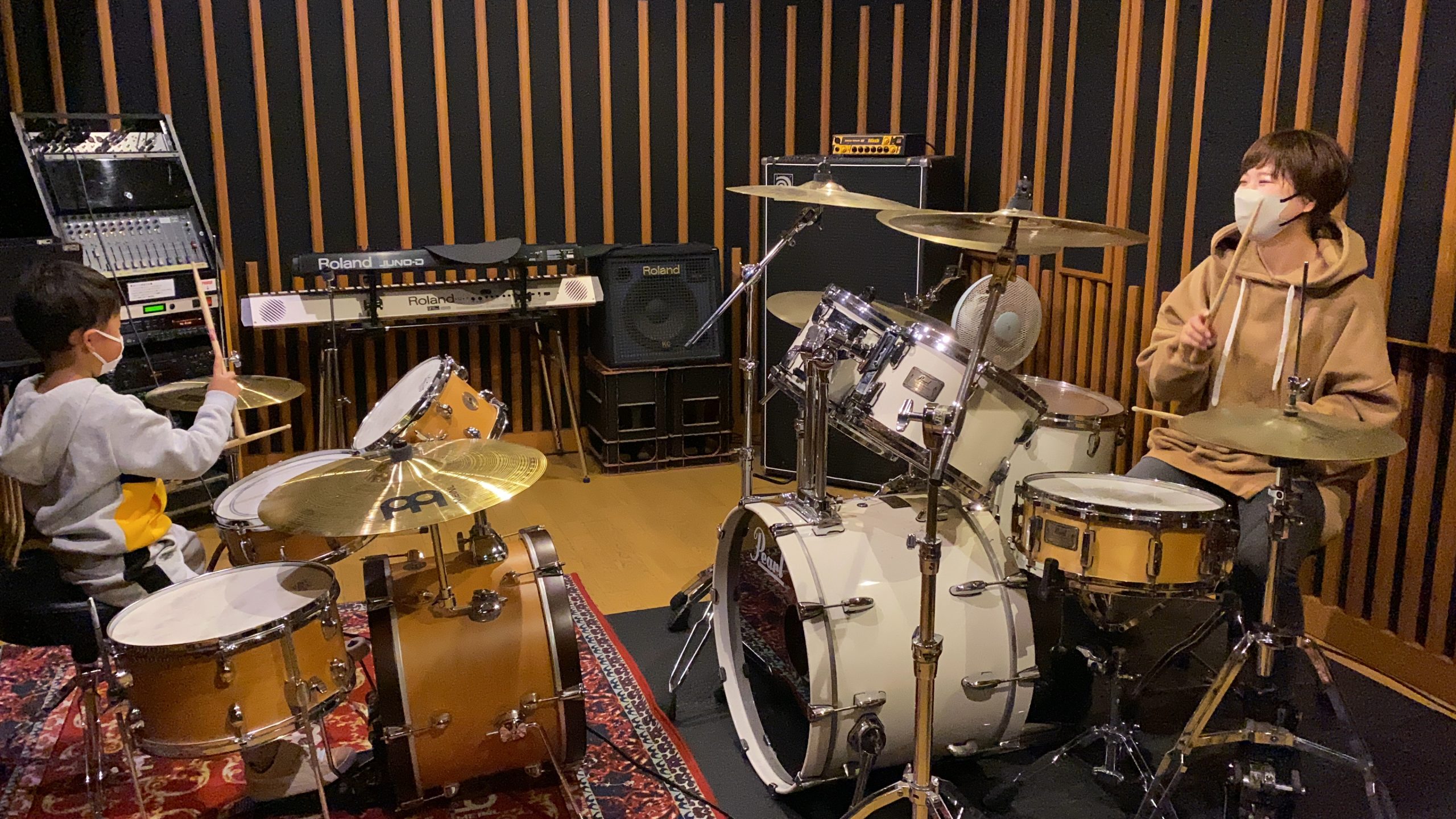 親子でレッスン │ Mokison Drum School